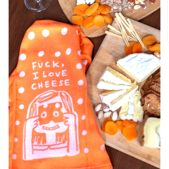 Blue Q | Kitchen | Blue Q Fck I Love Cheese Dish Towel | Poshmark
